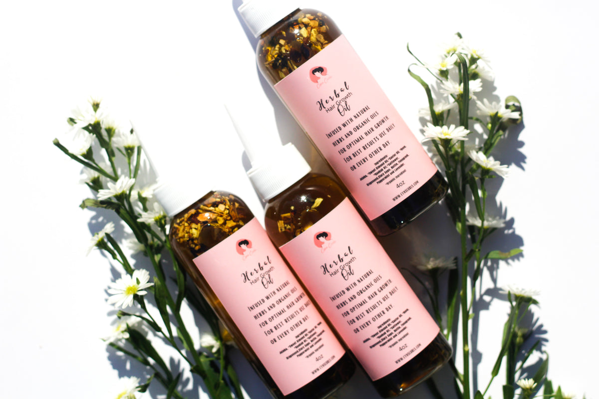 Herbal Hair Growth Oil – Cyns Curls